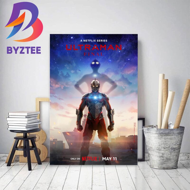 Ultraman Final Official Poster Decor Poster Canvas - Byztee