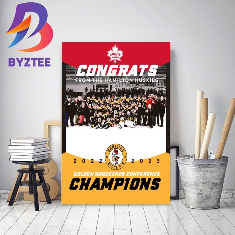 2022 2023 Golden Horseshoe Conference Champions Are Hamilton Kilty Bs ...