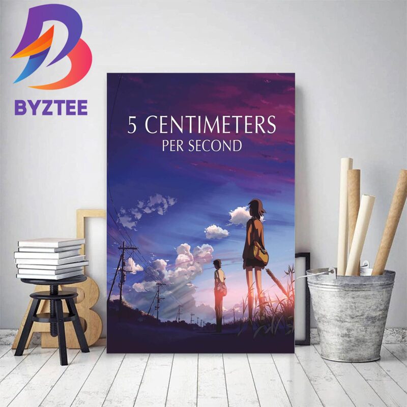 5 Centimeters Per Second Official Poster Decor Poster Canvas - Byztee