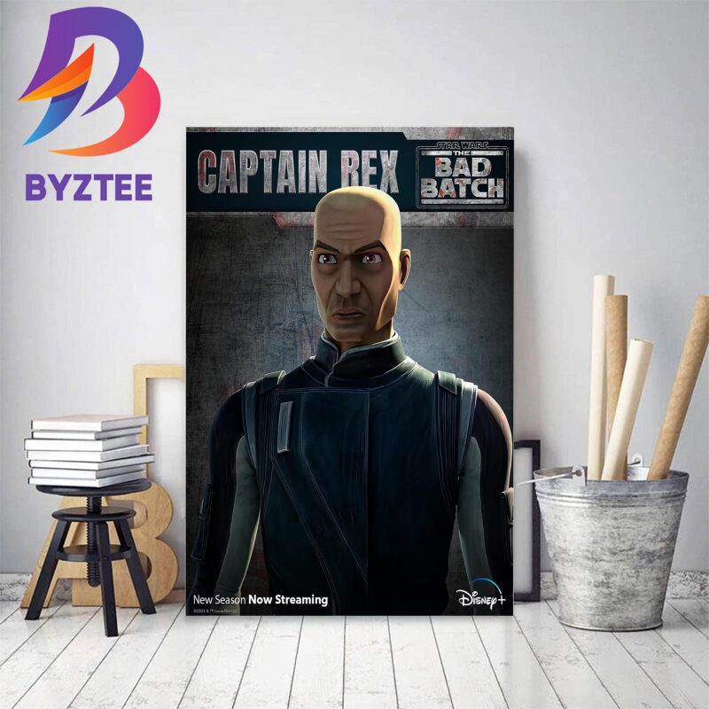 Captain Rex In Star Wars The Bad Batch Decor Poster Canvas - Byztee