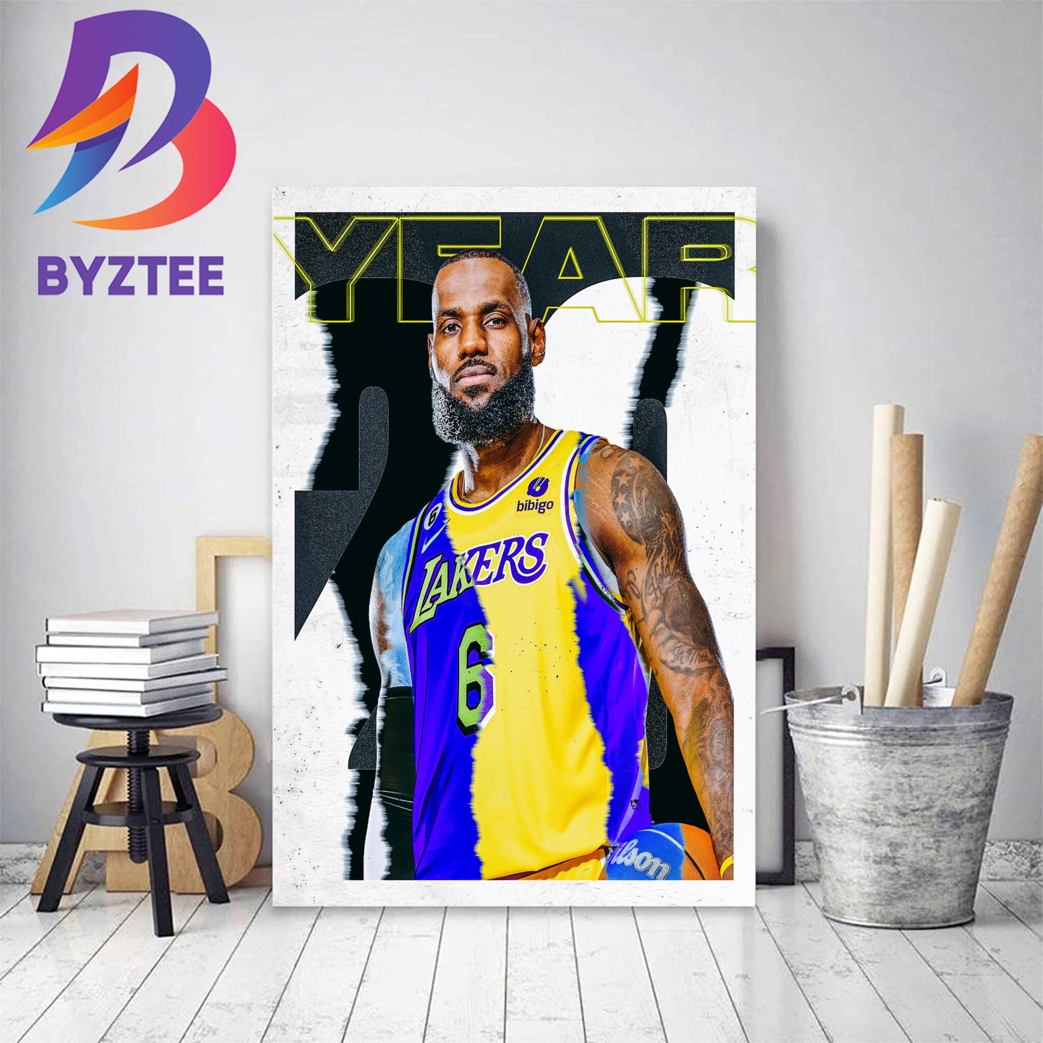 LeBron James As GTA VI Characters Decoration Poster - Byztee