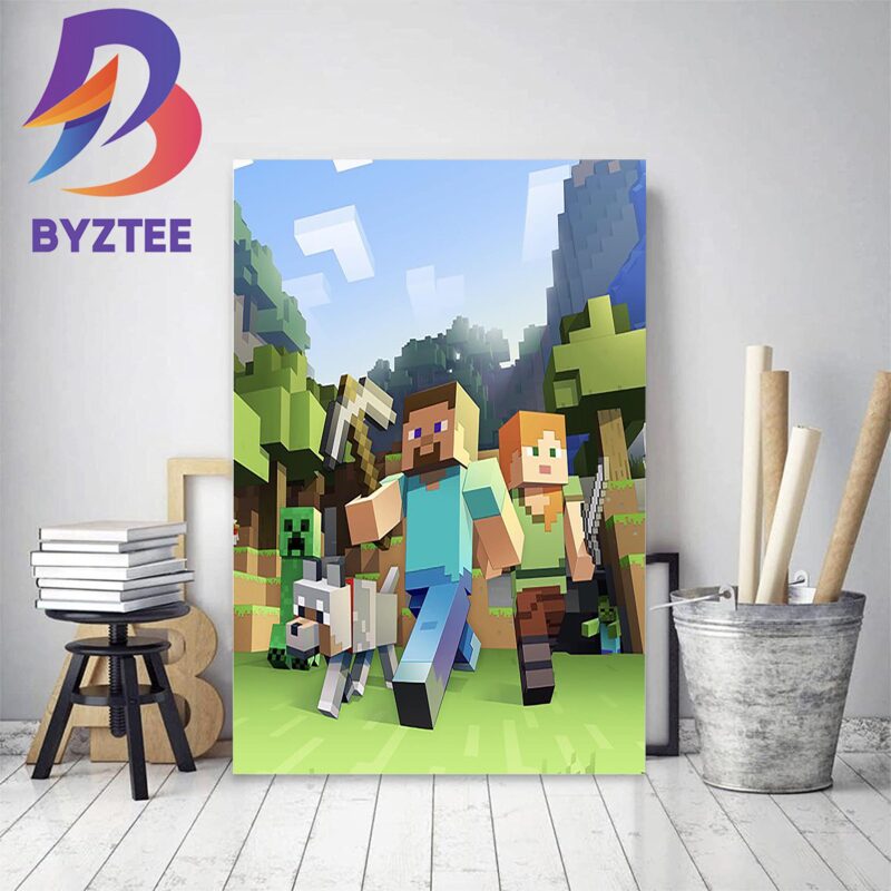 Live Action Minecraft Movie 2025 Official Poster Decor Poster Canvas ...