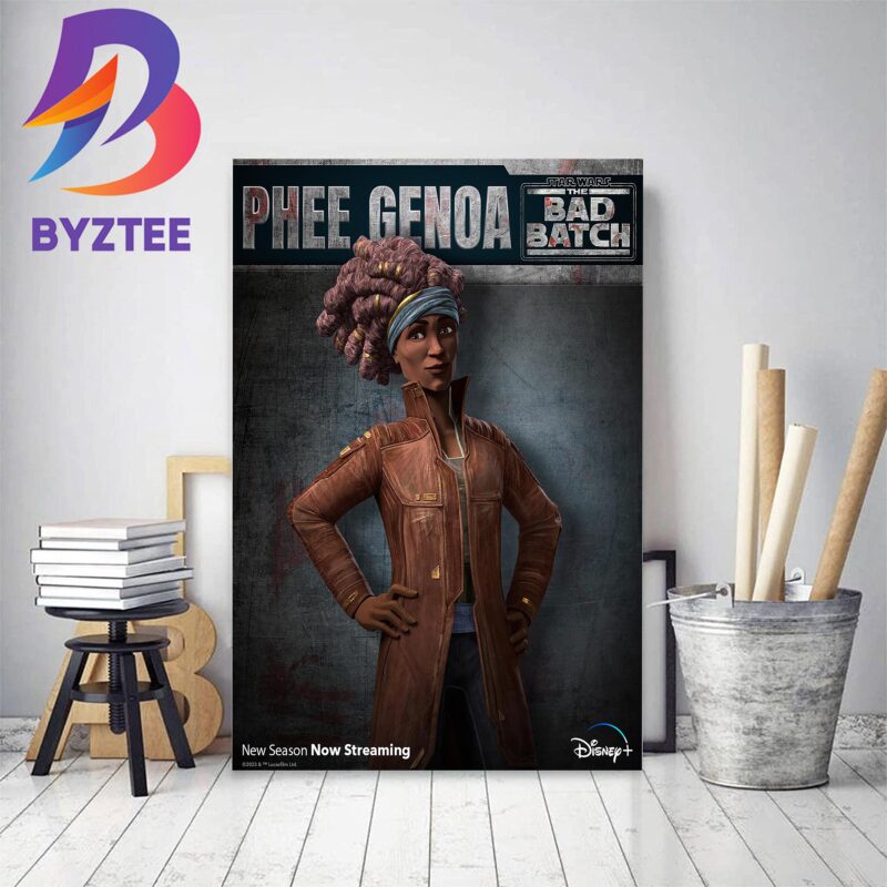 Phee Genoa In Star Wars The Bad Batch Decor Poster Canvas - Byztee