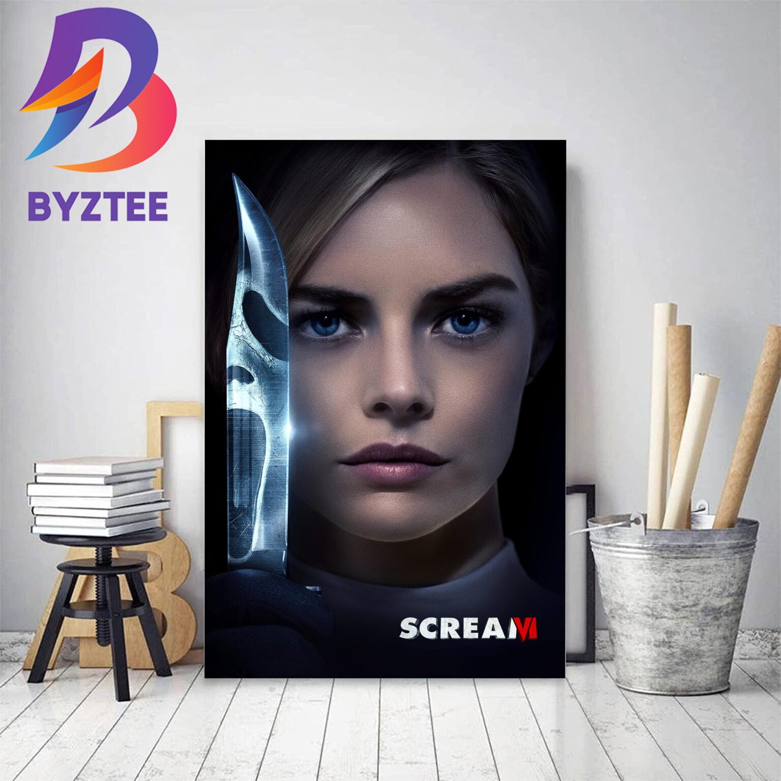 Samara Weaving As Laura In The Scream VI Movie Decor Poster Canvas - Byztee
