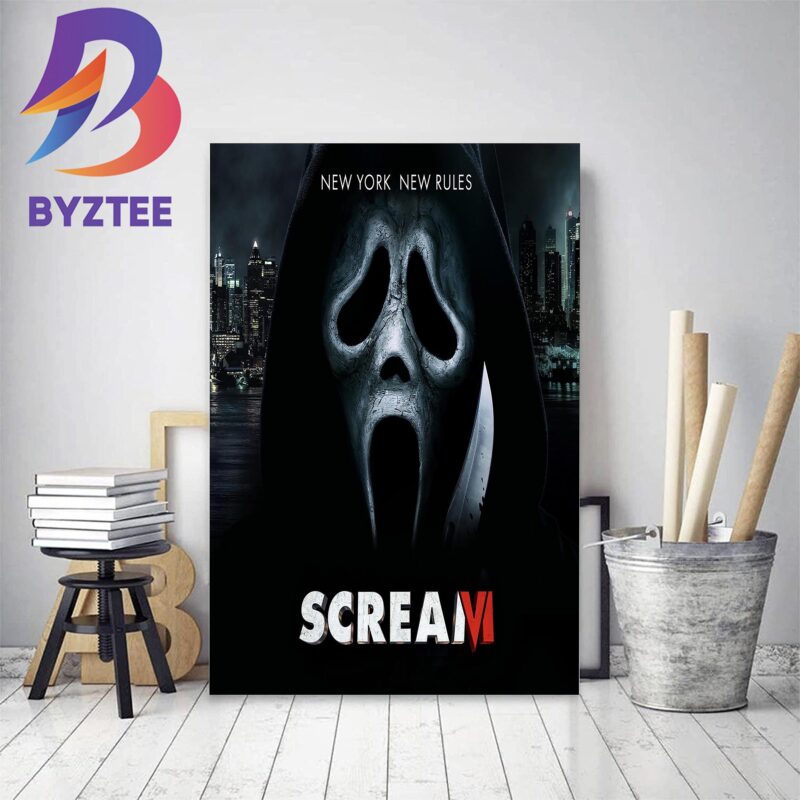 Scream VI 4DX Poster Decor Poster Canvas - Byztee
