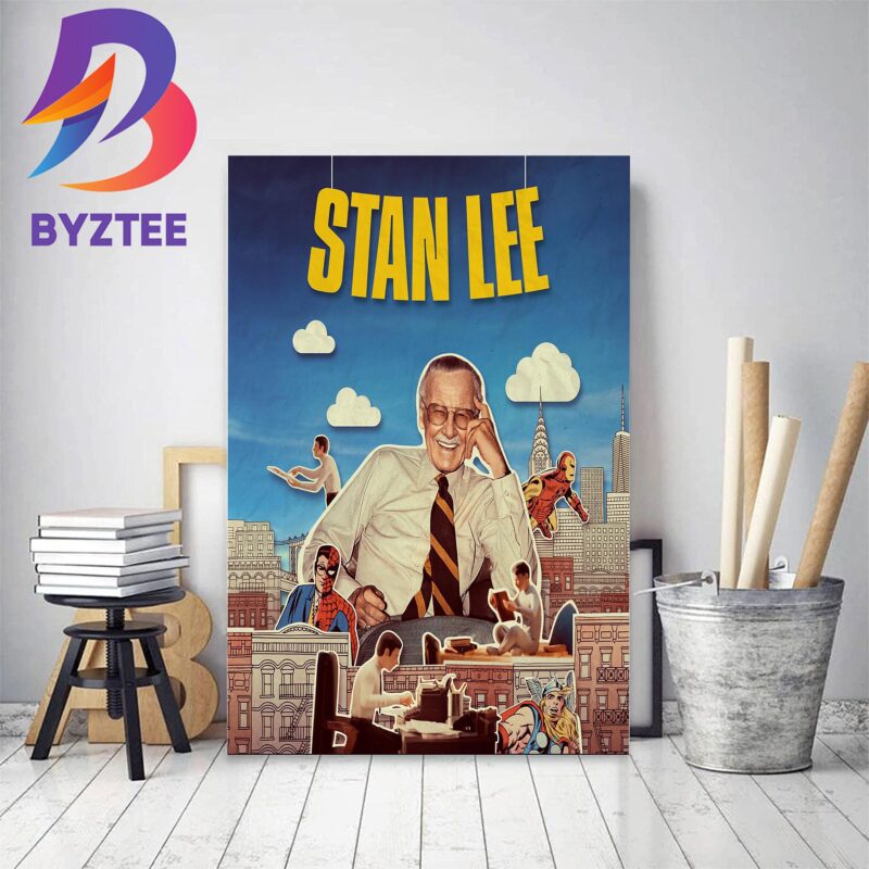 Stan Lee Documentary Of Marvel Official Poster Decor Poster Canvas - Byztee