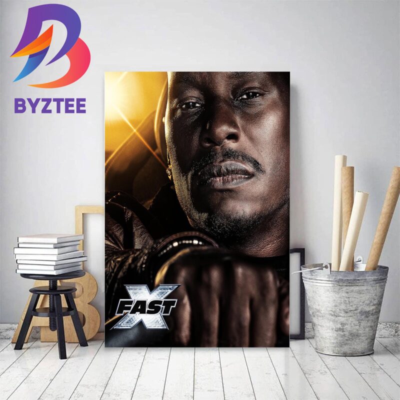 Tyrese Gibson As Roman Pearce In Fast X 2023 Decor Poster Canvas - Byztee