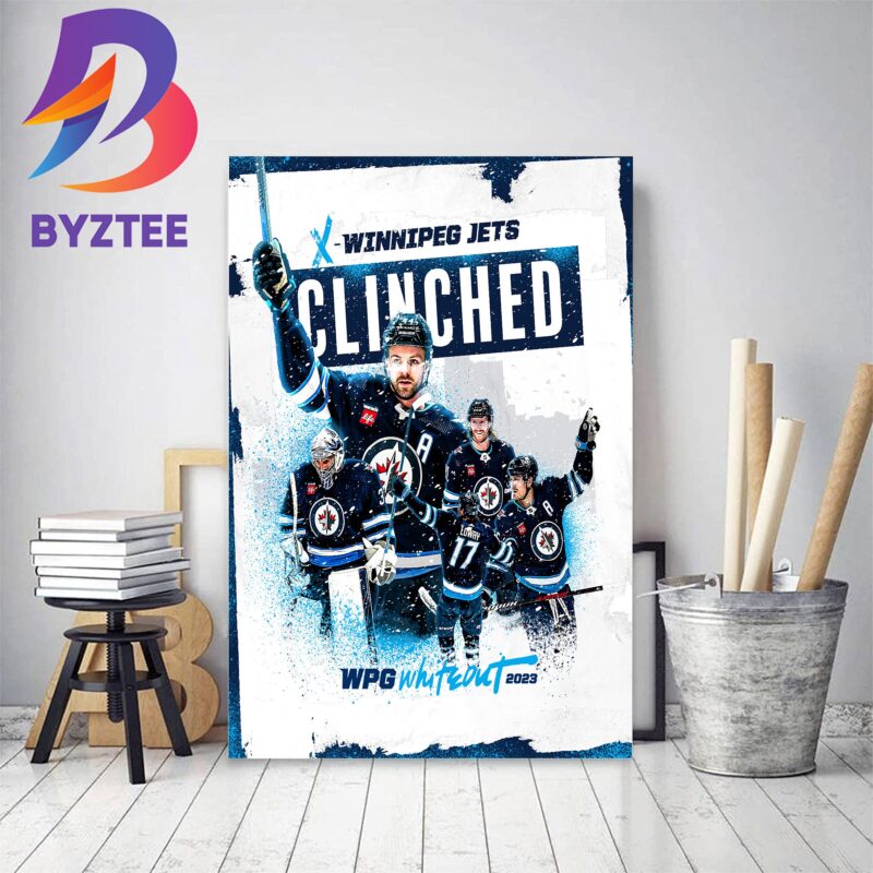 Winnipeg Jets Clinched Stanley Cup Playoffs NHL 2023 Decor Poster ...