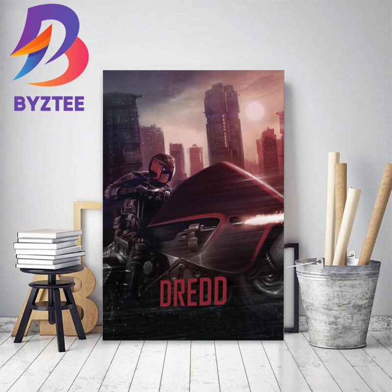 Dredd Poster By Fan Art Decor Poster Canvas - Byztee