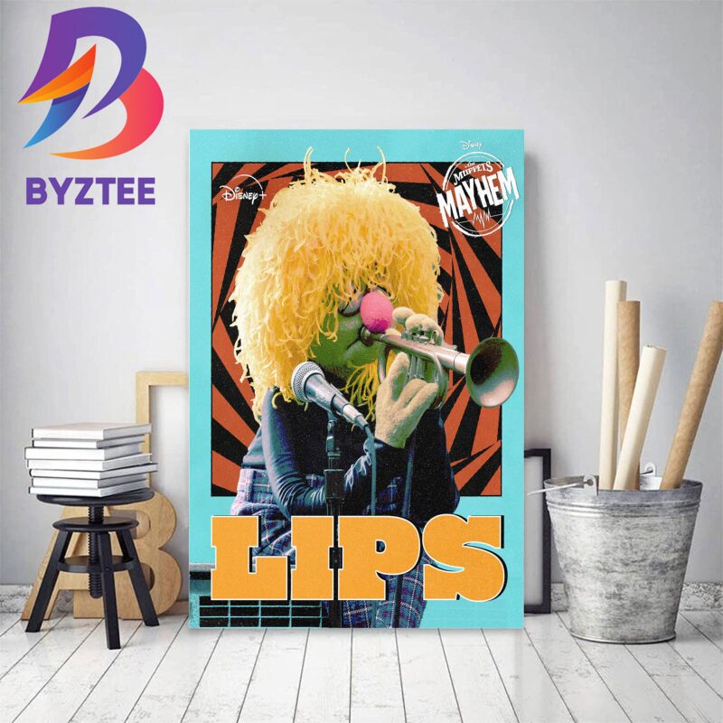 Lips In The Muppets Mayhem Of Disney Home Decor Poster Canvas - Byztee