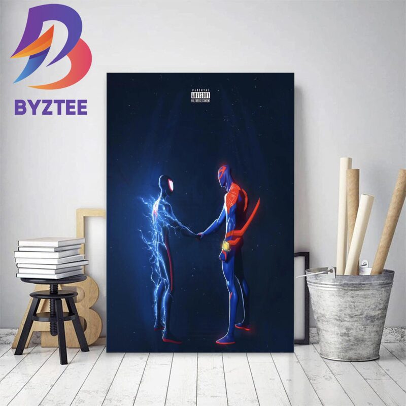 Miles Morales Hand Shakes Spider Man 2099 In Spider Man Across The ...