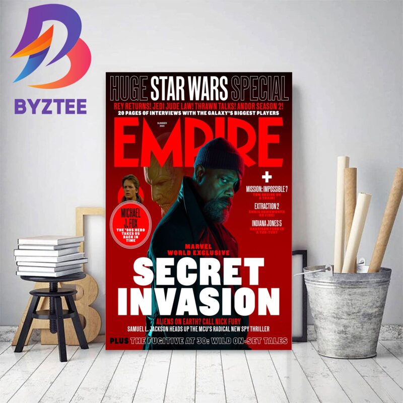 Nick Fury On Empire Magazine Cover For Secret Invasion Of Marvel ...