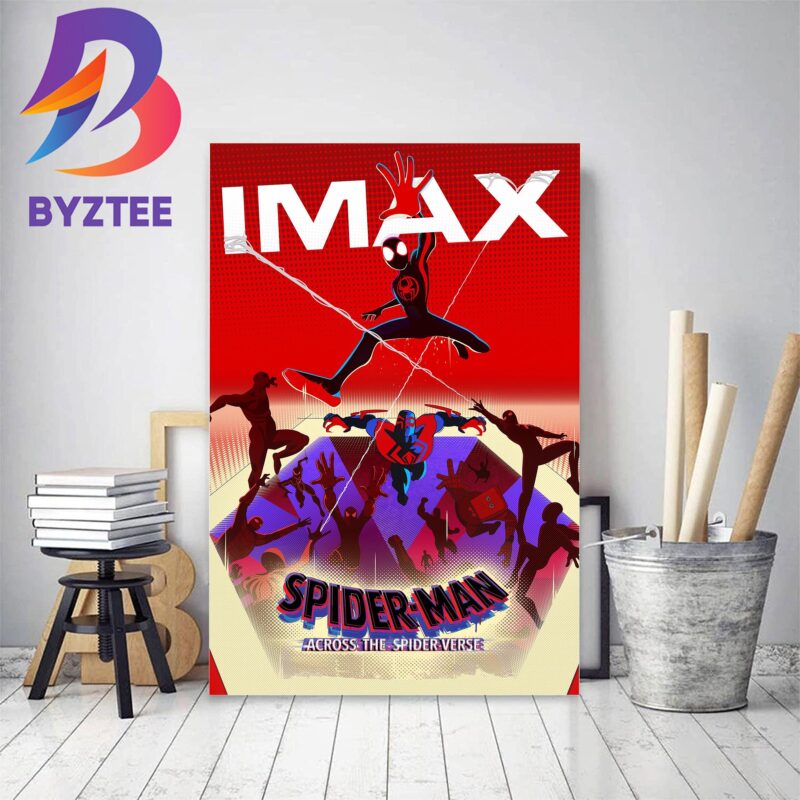 Spider Man Across The Spider Verse IMAX Poster Home Decor Poster Canvas ...
