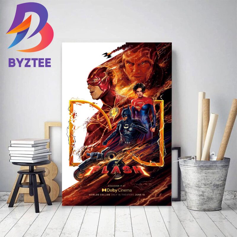 The Flash New Dolby Cinema Poster Home Decor Poster Canvas - Byztee