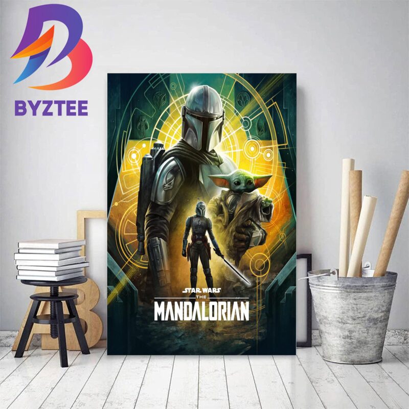 The Mandalorian Of Star Wars Inspired Art By Fan Home Decor Poster ...