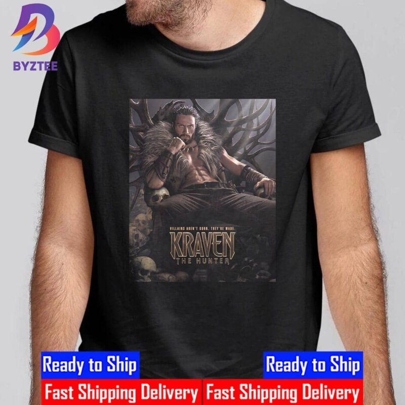 Aaron Taylor-Johnson Is Kraven The Hunter In Official Poster For Kraven ...