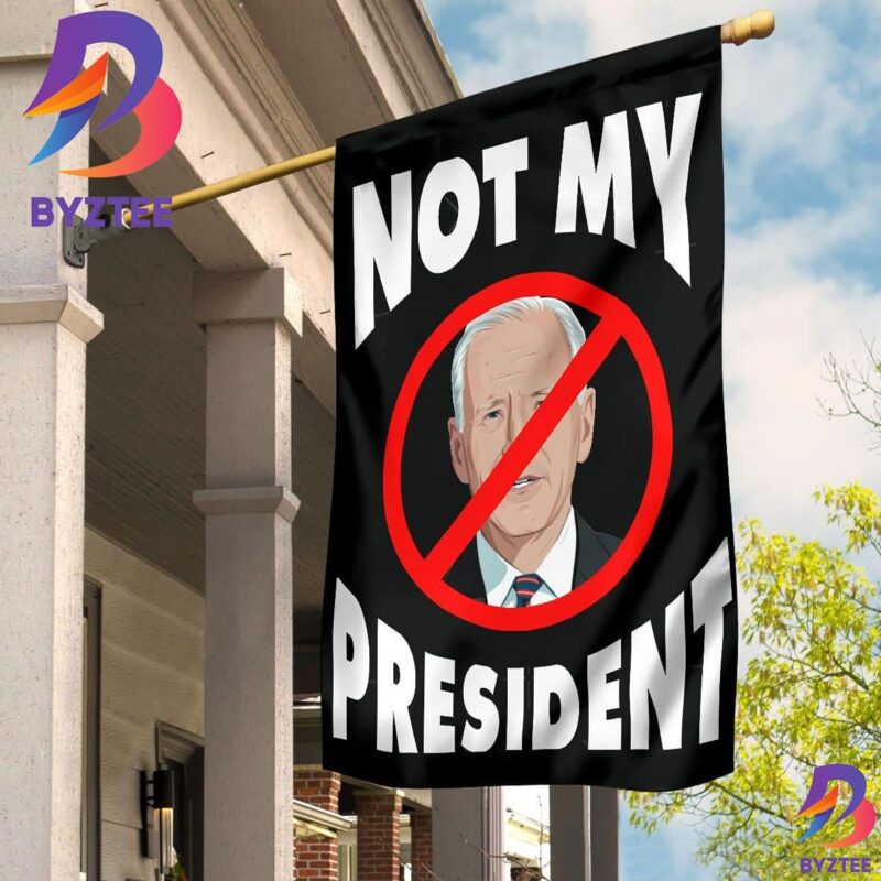 Biden Not My President Flag Anti Biden Flags For Trump Supporters Front ...