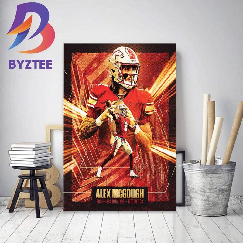 Birmingham Stallions Alex McGough Does It All Home Decor Poster Canvas ...