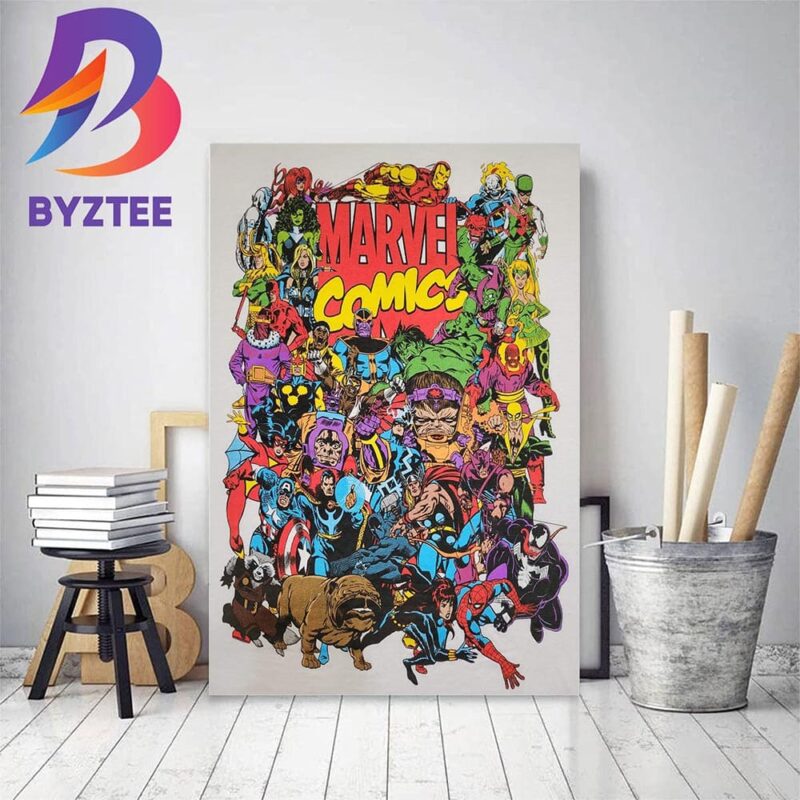 Marvel Comics Poster Home Decor Poster Canvas - Byztee