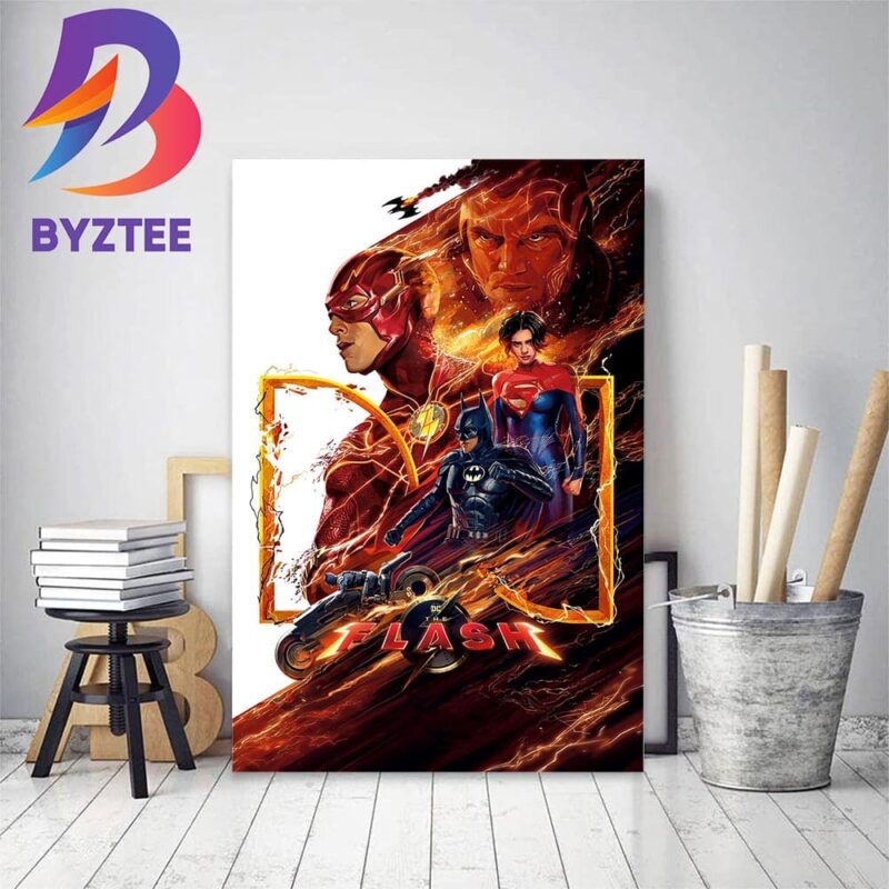 Official Dolby Cinema Poster For The Flash Worlds Collide Home Decor Poster Canvas - Byztee