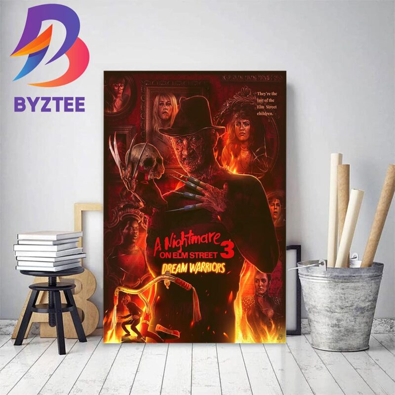 Official Poster For A Nightmare On Elm Street 3 Dream Warriors Movie ...