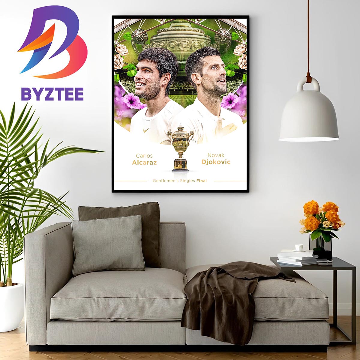 Carlos Alcaraz Advances 2023 Wimbledon Final Wall Decor Poster Canvas ...