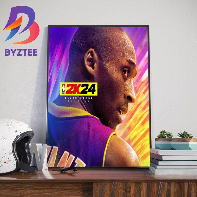 Kobe Bryant Black Mamba Edition On NBA 2K24 Cover Athlete Home Decor ...
