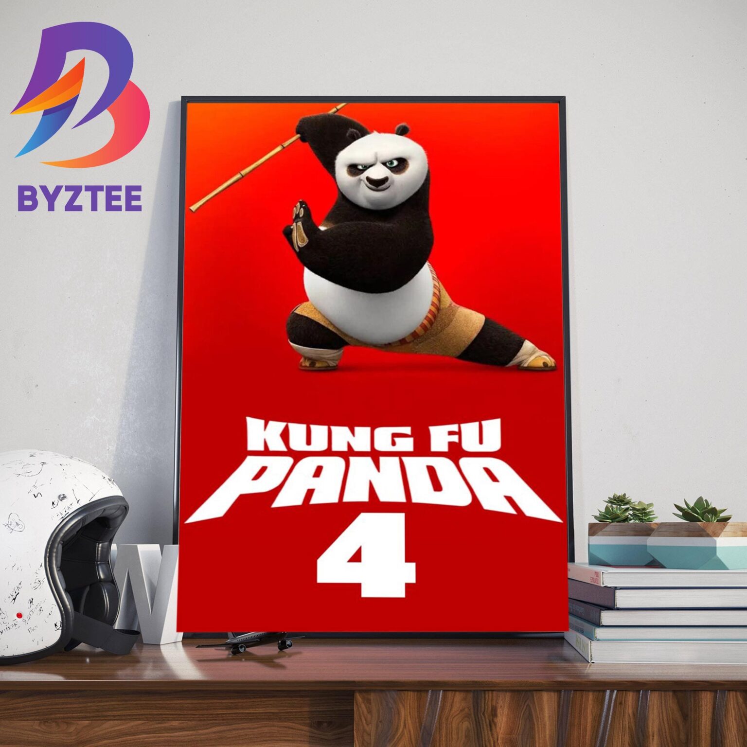 Kung Fu Panda 4 2024 Official Poster Home Decor Poster Canvas - Byztee