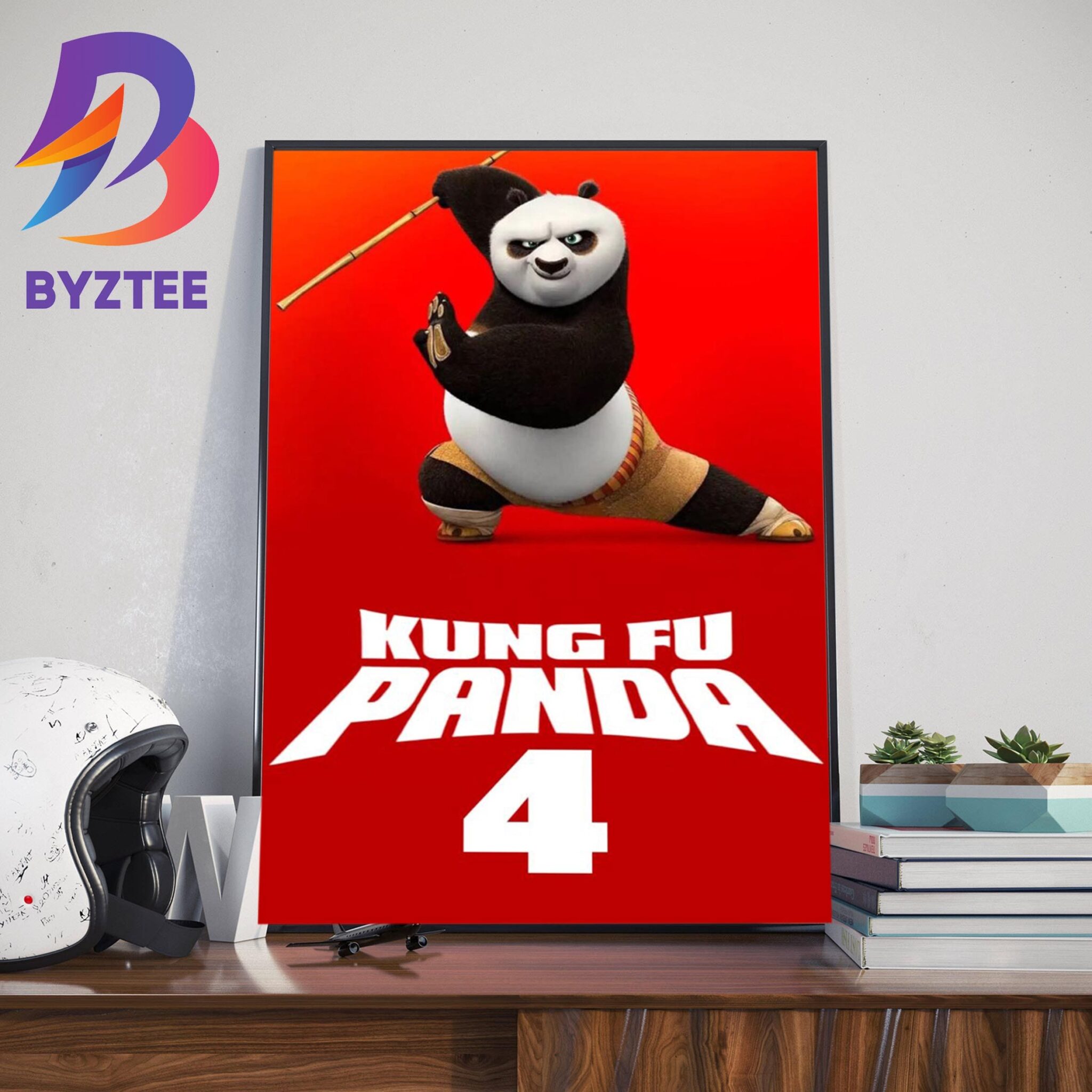 Kung Fu Panda 4 2024 Official Poster Home Decor Poster Canvas - Byztee