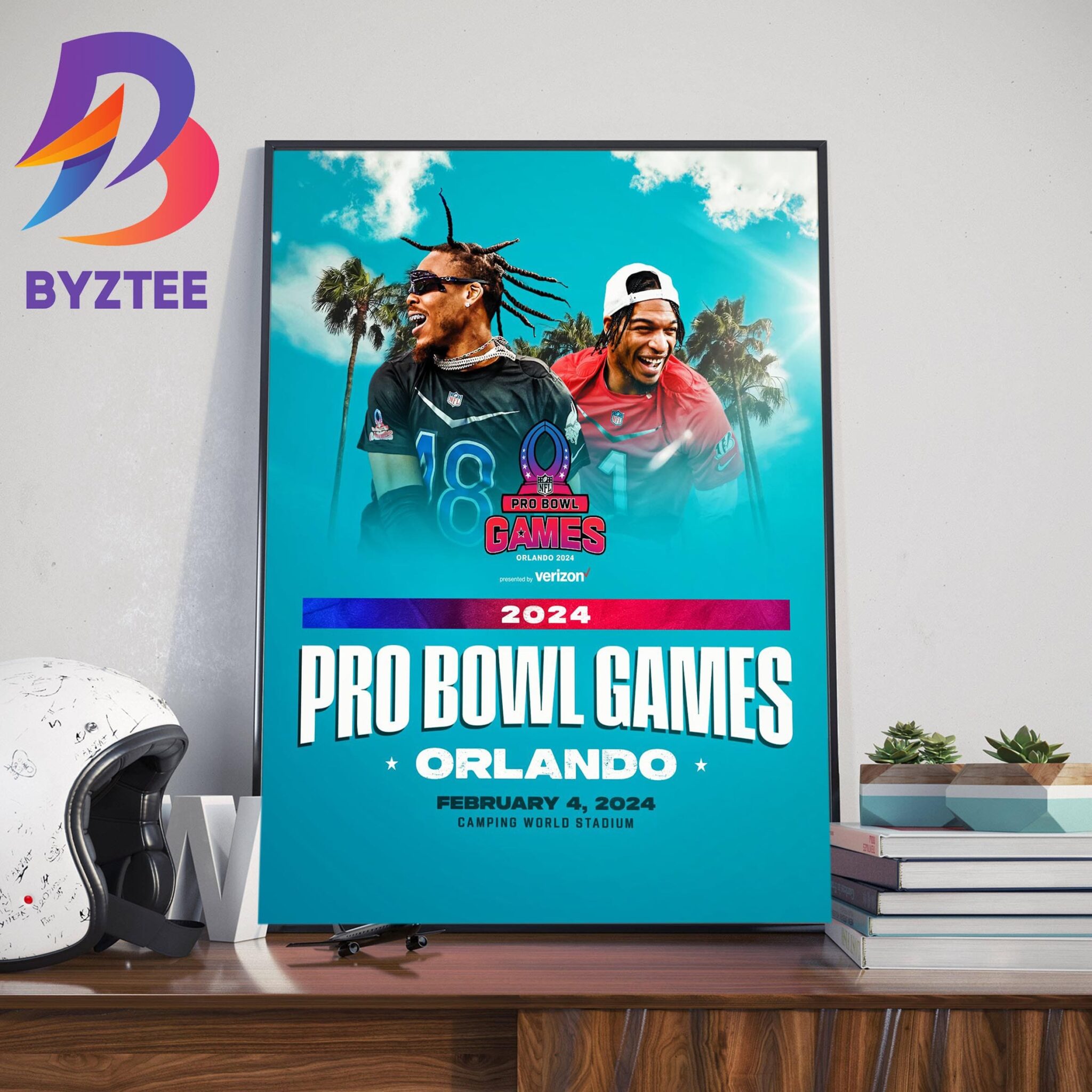 The 2024 NFL Pro Bowl Games Are Heading to Orlando Wall Decor Poster ...