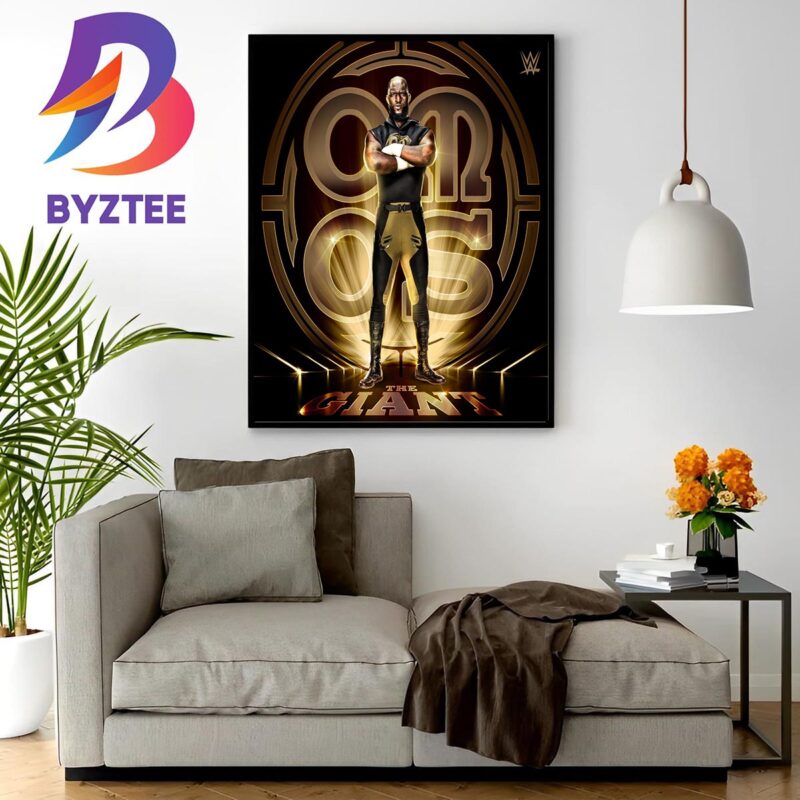 The Giant Omos In WWE Home Decor Poster Canvas - Byztee