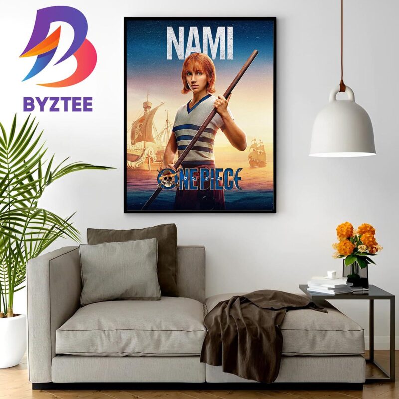 Emily Rudd As Nami In One Piece Of Netflix Live-Action Wall Decor ...