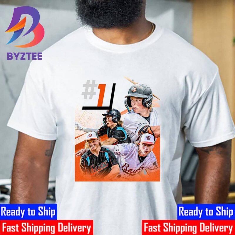 Jackson Holliday Top 1 In The Top 100 Prospects Classic T-Shirt - Byztee