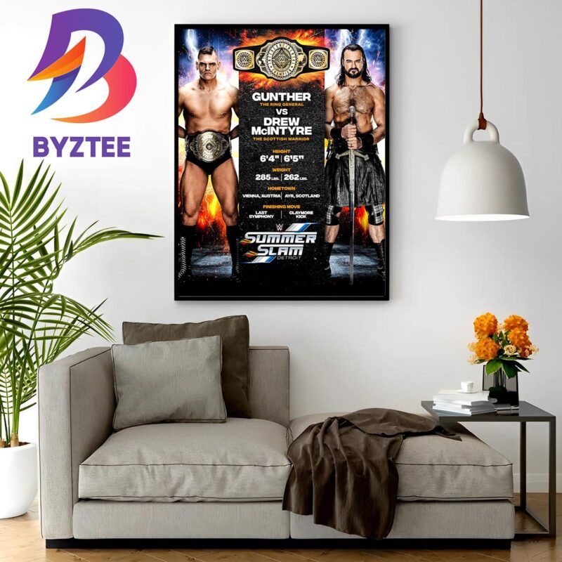 The Ring General Gunther Vs Drew McIntyre The Scottish Warrior For ...