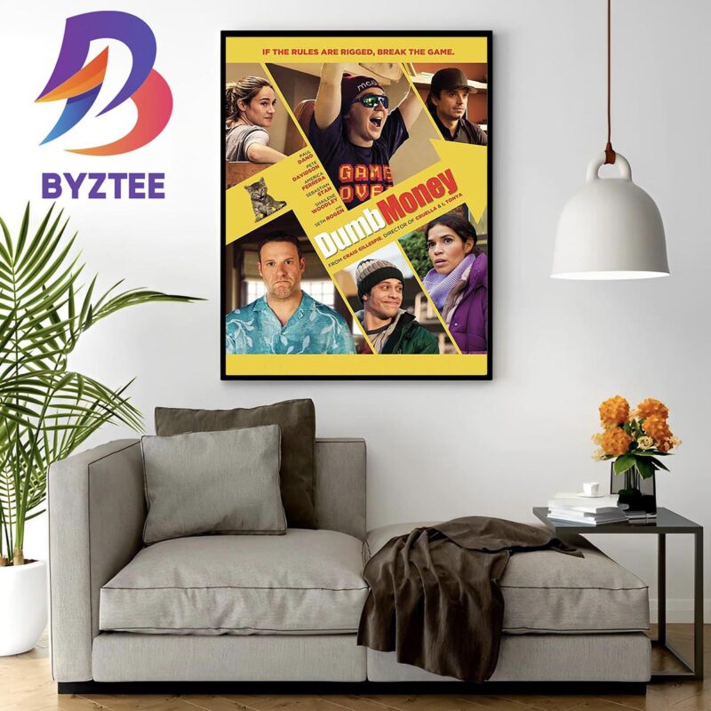 Dumb Money New Poster Movie Wall Decor Poster Canvas - Byztee