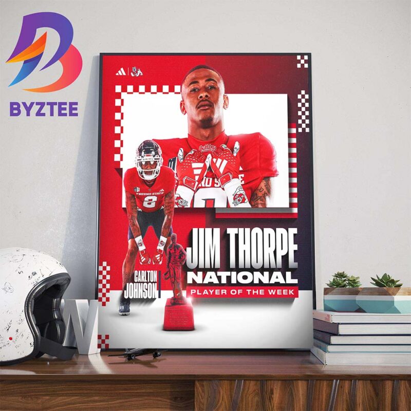 Fresno State Football Carlton Johnson Is The Jim Thorpe National Player ...