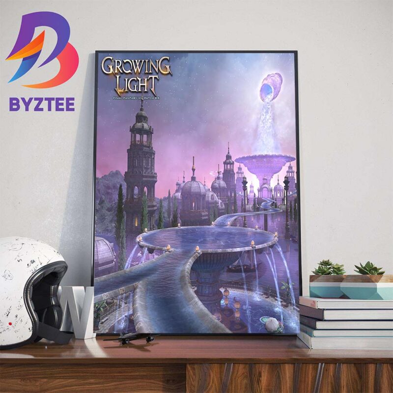 Growing Light Final Fantasy XIV Patch 6.5 Wall Decor Poster Canvas - Byztee