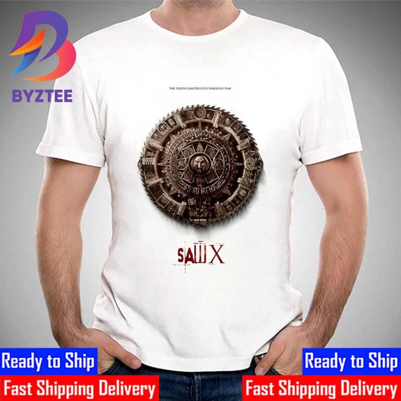Saw X collab Official 2023 Twitter X New Logo Classic T-Shirt - Byztee