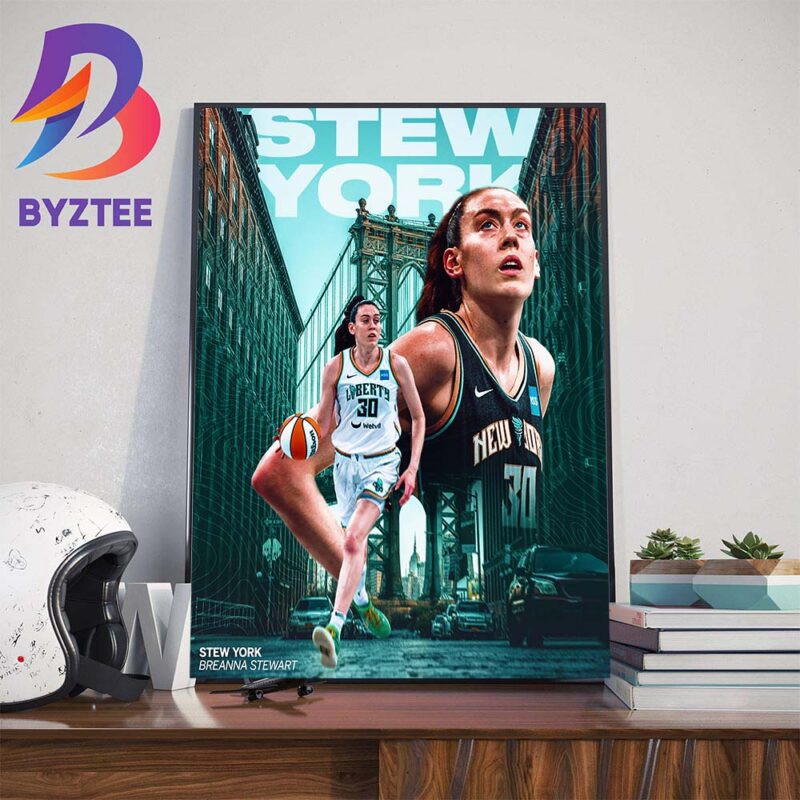 New York Liberty Breanna Stewart Is The 2023 WNBA MVP Wall Decor Poster ...