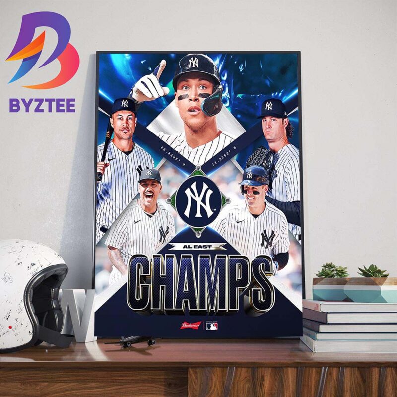 Poster Spreading The News The 2023 AL East Champions Are New York ...