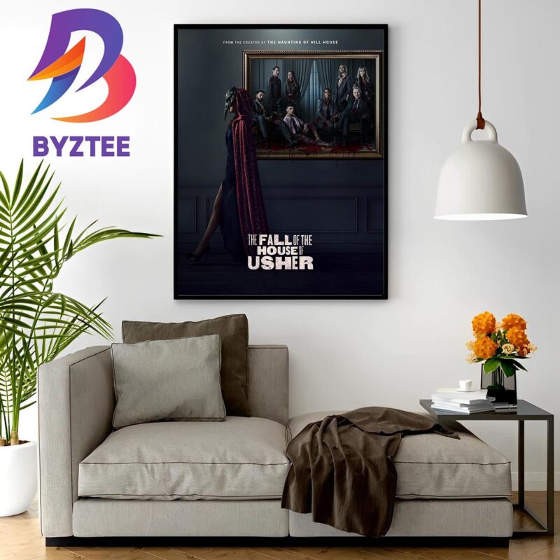 The Fall Of The House Of Usher Official Poster Wall Decor Poster Canvas ...