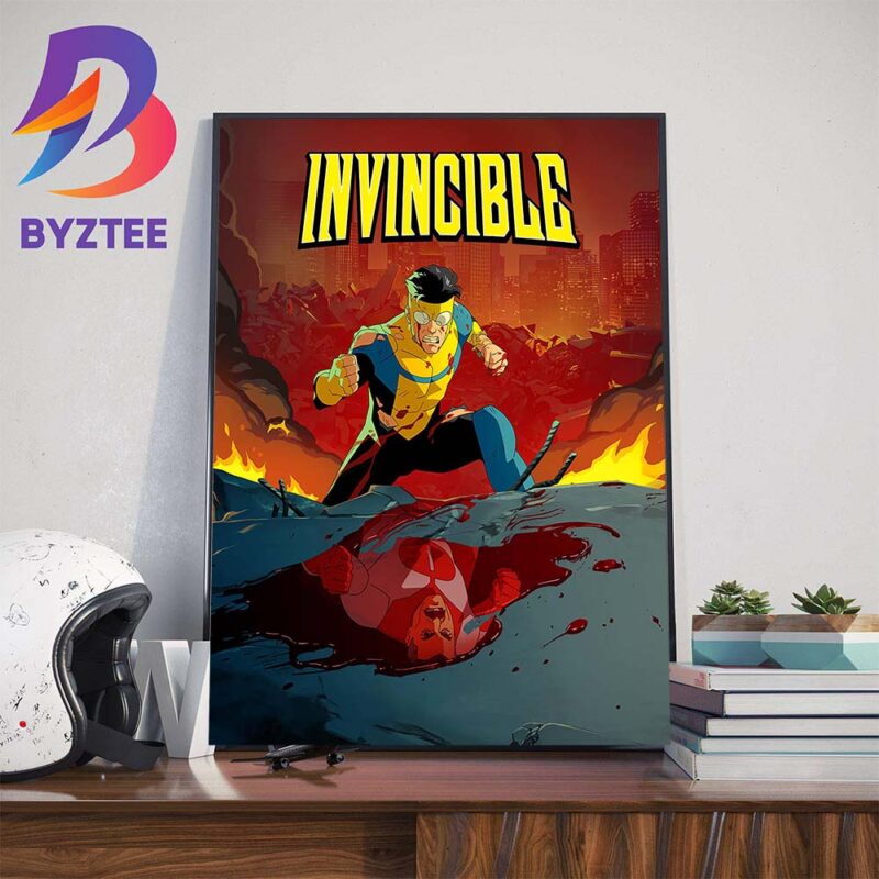 Invincible Season 2 Official Poster Wall Decor Poster Canvas - Byztee