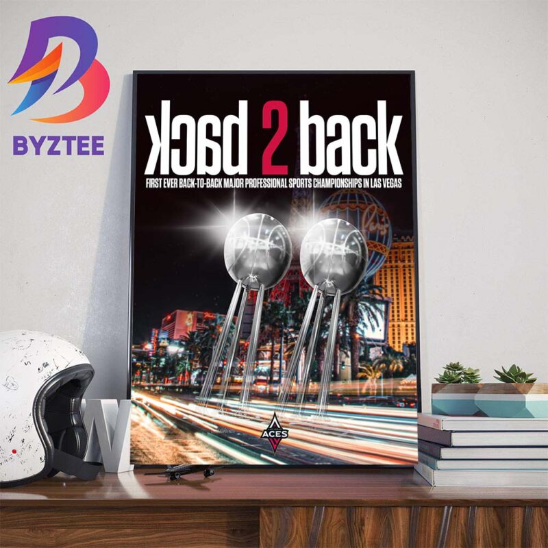 Las Vegas Aces 2023 WNBA Champions For The First Ever Back To Back ...