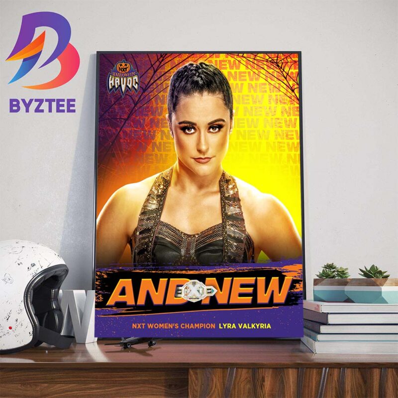 Lyra Valkyria And New WWE NXT Womens Champion Wall Decor Poster Canvas ...