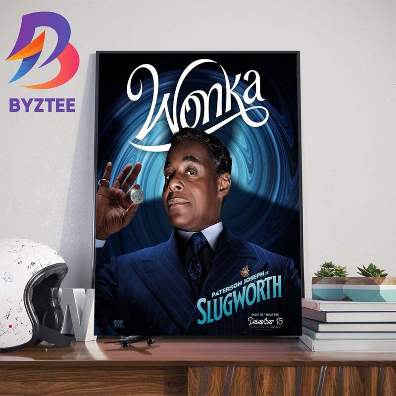 Paterson Joseph as Arthur Slugworth in Wonka Movie Wall Decor Poster ...