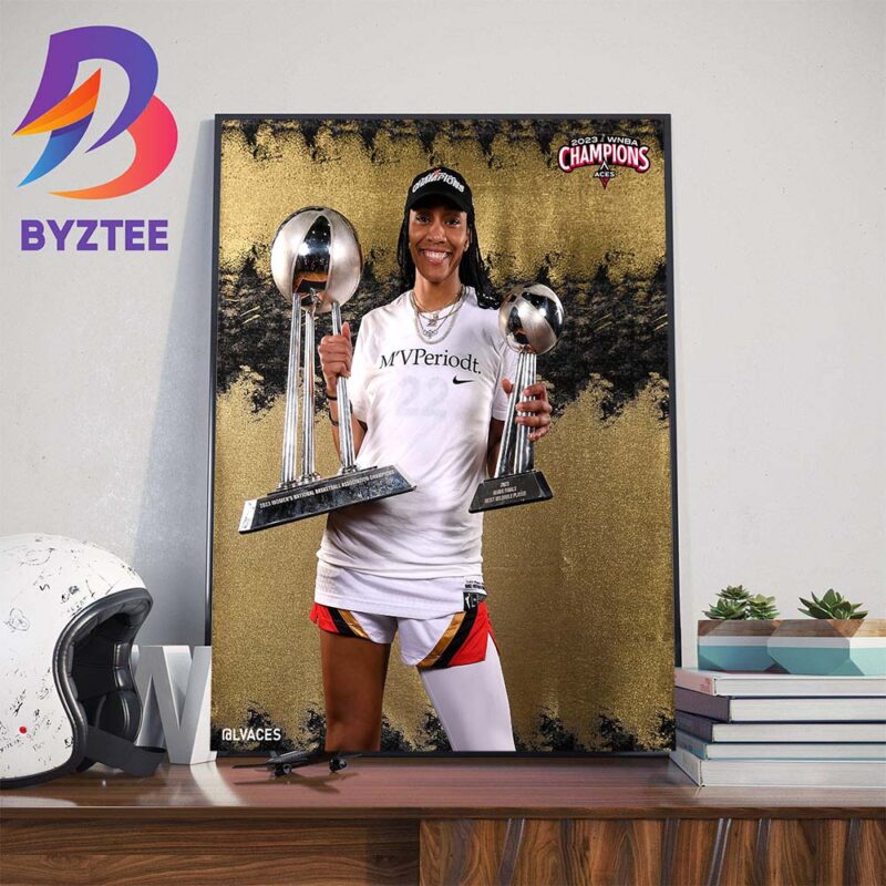 Raise The Stakes Las Vegas Aces x Aja Wilson 2023 WNBA Champions and ...