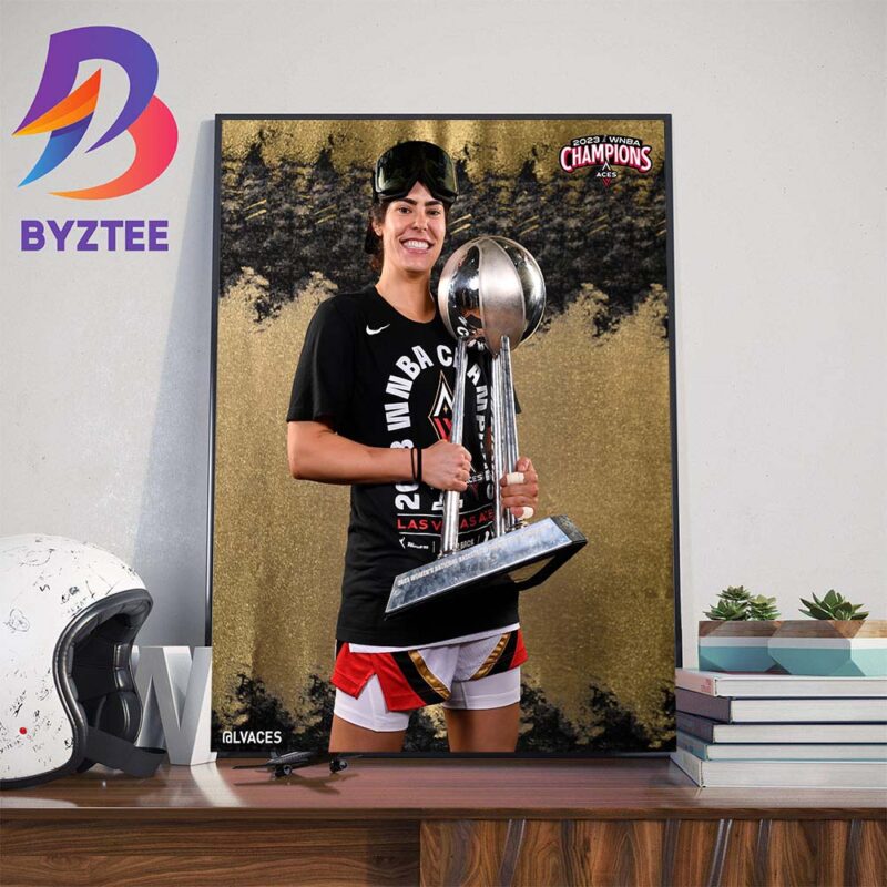 Raise The Stakes Las Vegas Aces x Kelsey Plum 2023 WNBA Champions Wall ...