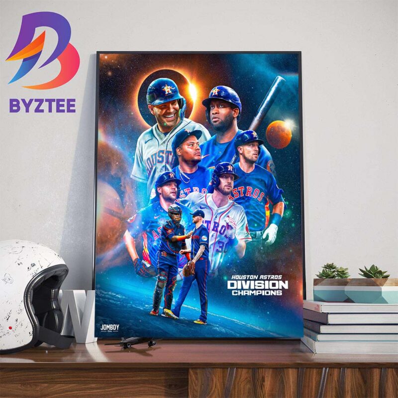 The Astros Have Won The AL West Once Again Wall Decor Poster Canvas ...