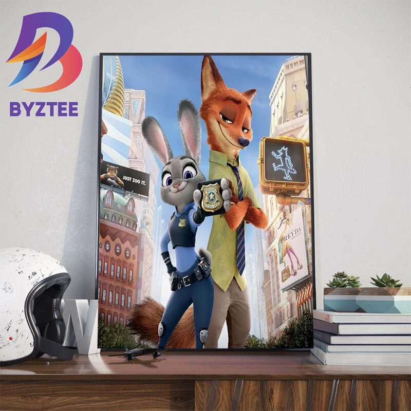 Zootopia 2 Official Poster Wall Decor Poster Canvas - Byztee