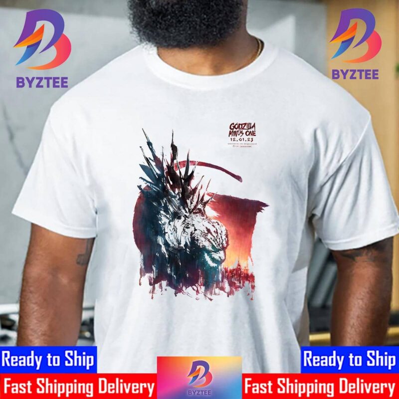 New US Poster For Godzilla Minus One Classic T-Shirt - Byztee